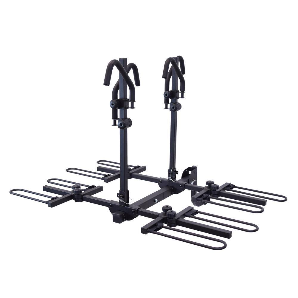 MALONE Runway HM4 Hitch Mount Tray Style Bike Carrier 4-Bike Rack 33 ...