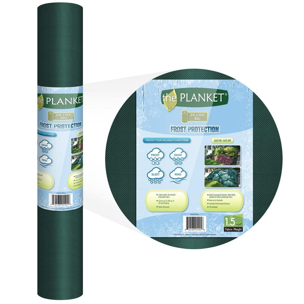 Planket 6 ft. x 50 ft. Frost Cover Roll 11300 - The Home Depot