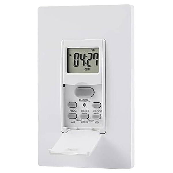 Ahfiwaso 7 Day 8.3 Amp 120V Indoor Wall Programmable Digital Timer ...