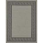 Unique Loom Outdoor Greek Key Gray 8' 0 x 11' 4 Area Rug-3140589 - The ...