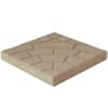 Pavestone Bella Cobble 16 in. x 16 in. x 1.75 in. Buff Concrete Step ...