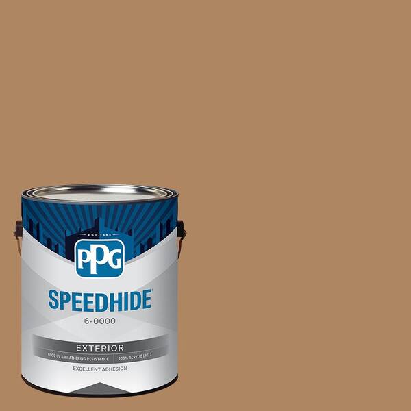 Reviews for SPEEDHIDE 1 gal. PPG15-03 Bronco Brown Satin Exterior Paint ...