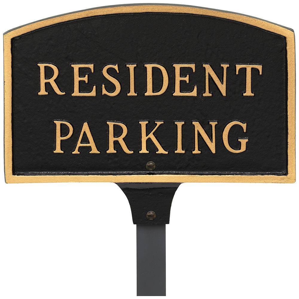 Montague Metal Products 5.5 in. x 9 in. Small Arch Resident Parking ...