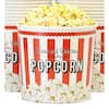 Large Disposable Popcorn Buckets- Vintage Red and White (85 Oz.), 100 ...