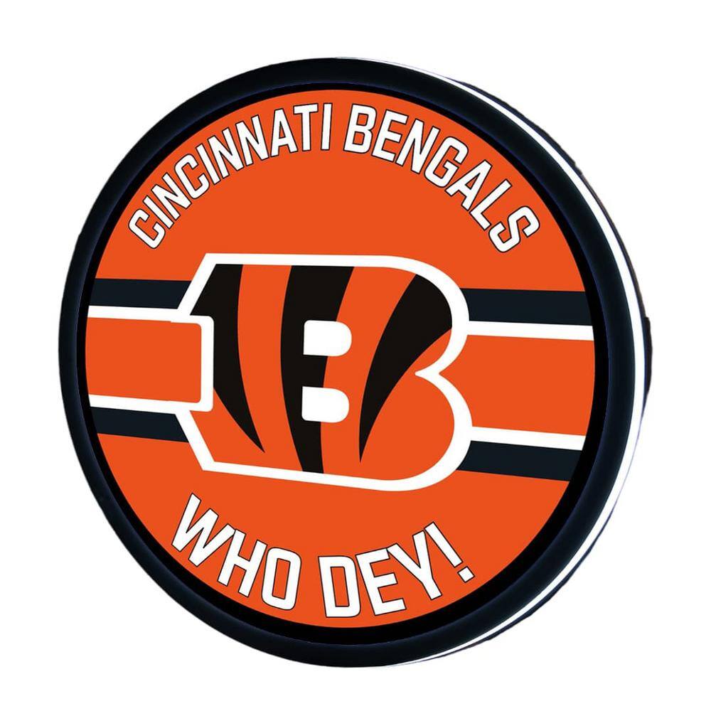Evergreen Cincinnati Bengals 15 in. Round Plug-in LED Lighted Sign ...