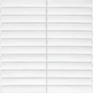 Daltile Artefino Vintage Pearl 12 in. x 12 in. Glossy Porcelain Floret ...