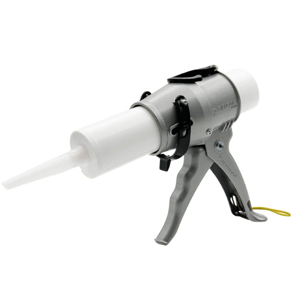 SILIGUN 4 in. Super Compact Heavy-Duty Drip-free Pro Caulk Gun for 10 ...