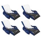 Intex Inflatable Floating Lounge Pool Recliner Chair with Cup Holders ...