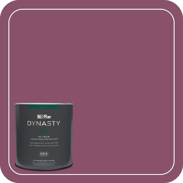 BEHR DYNASTY 1 qt. #M120-7 Raspberry Crush Semi-Gloss Exterior Stain ...