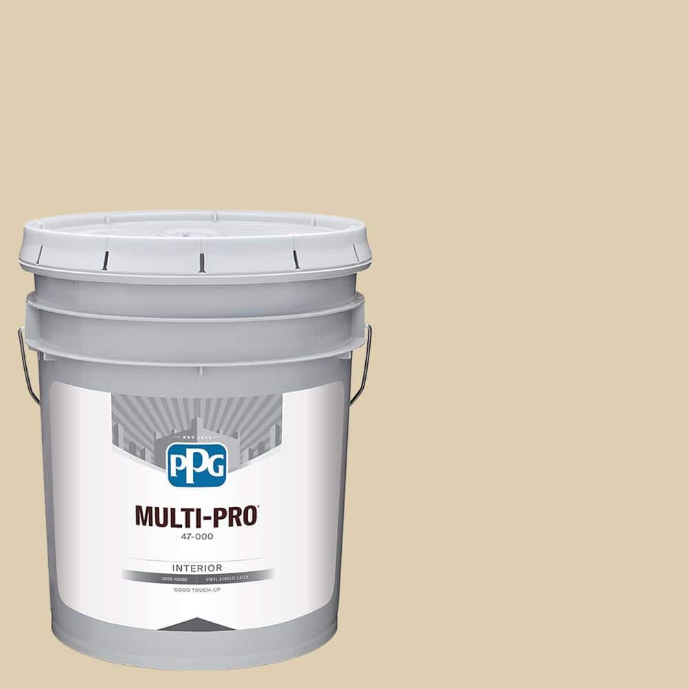 MULTI-PRO 5 gal. Sand Fossil PPG1098-3 Eggshell Interior Paint PPG1098 ...