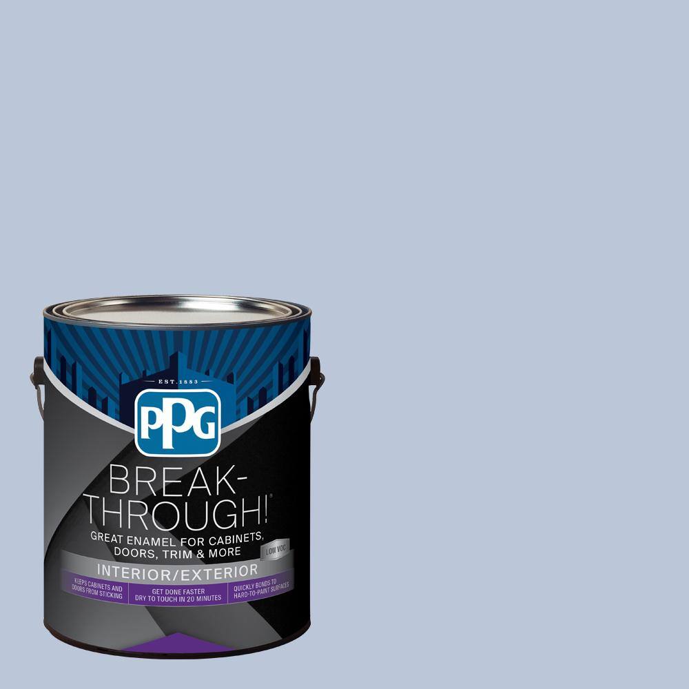 Reviews for Break-Through! 1 gal. PPG1166-3 Blue Opal Satin Door, Trim ...