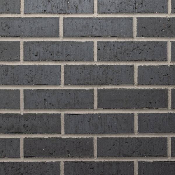 Brickwebb 28 in. x 12.5 in. x 0.5 in. Brickwebb Herringbone Obsidian ...