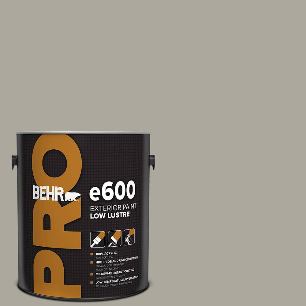 BEHR PRO 1 gal. #ECC-48-1 Winter Rye Low Luster Exterior Paint PR62001 ...