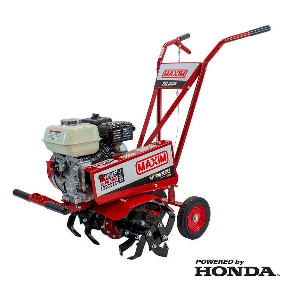 Maxim 19 in. 118cc Gas Mid Tine Tiller with Honda GX120 RM4H.MAX - The ...