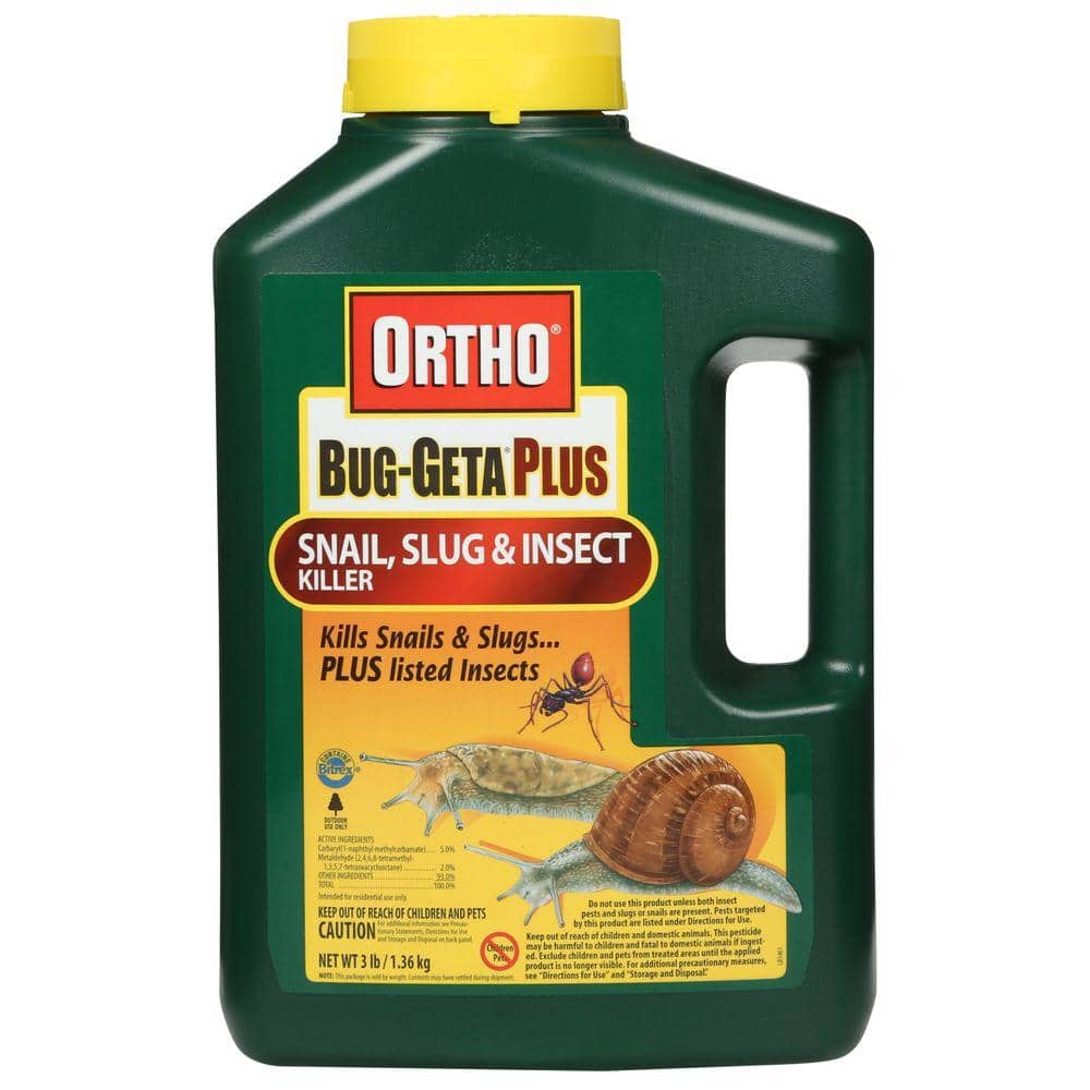 Ortho Bug-Geta Plus 3 lb. Snail and Slug Killer 0462510PM - The Home Depot