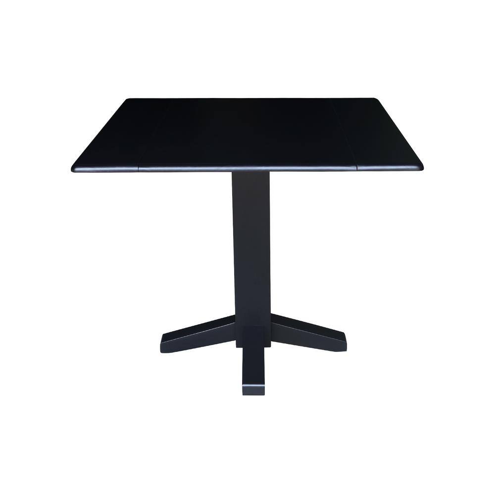 International Concepts Black Solid Wood 36 In Square Pedestal Dining International Concepts Black Solid Wood 36 In Square Pedestal Dining