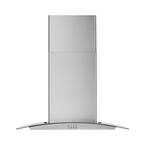 Whirlpool 30 in. Steel Wall Mount Flat Range Hood in Stainless Steel ...