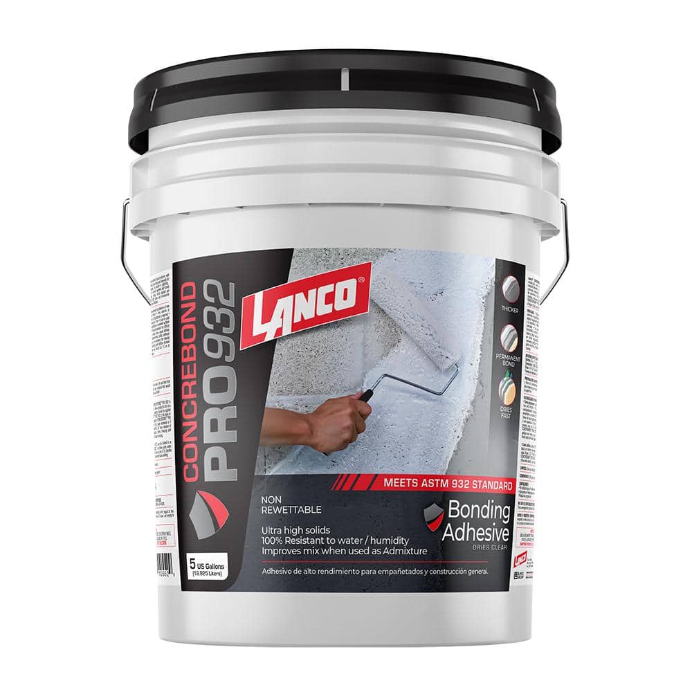 Lanco Concrebond Pro 932 5 Gal. Non-Rewettable High Solids White ...