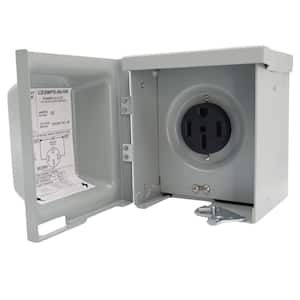 VEVOR RV Power Outlet Box Indoor/Outdoor 50 Amp 125-Volt/250-Volt ...