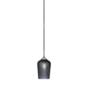 Clevelend 100-Watt 1-Light Graphite Pendant Mini Pendant Light with ...