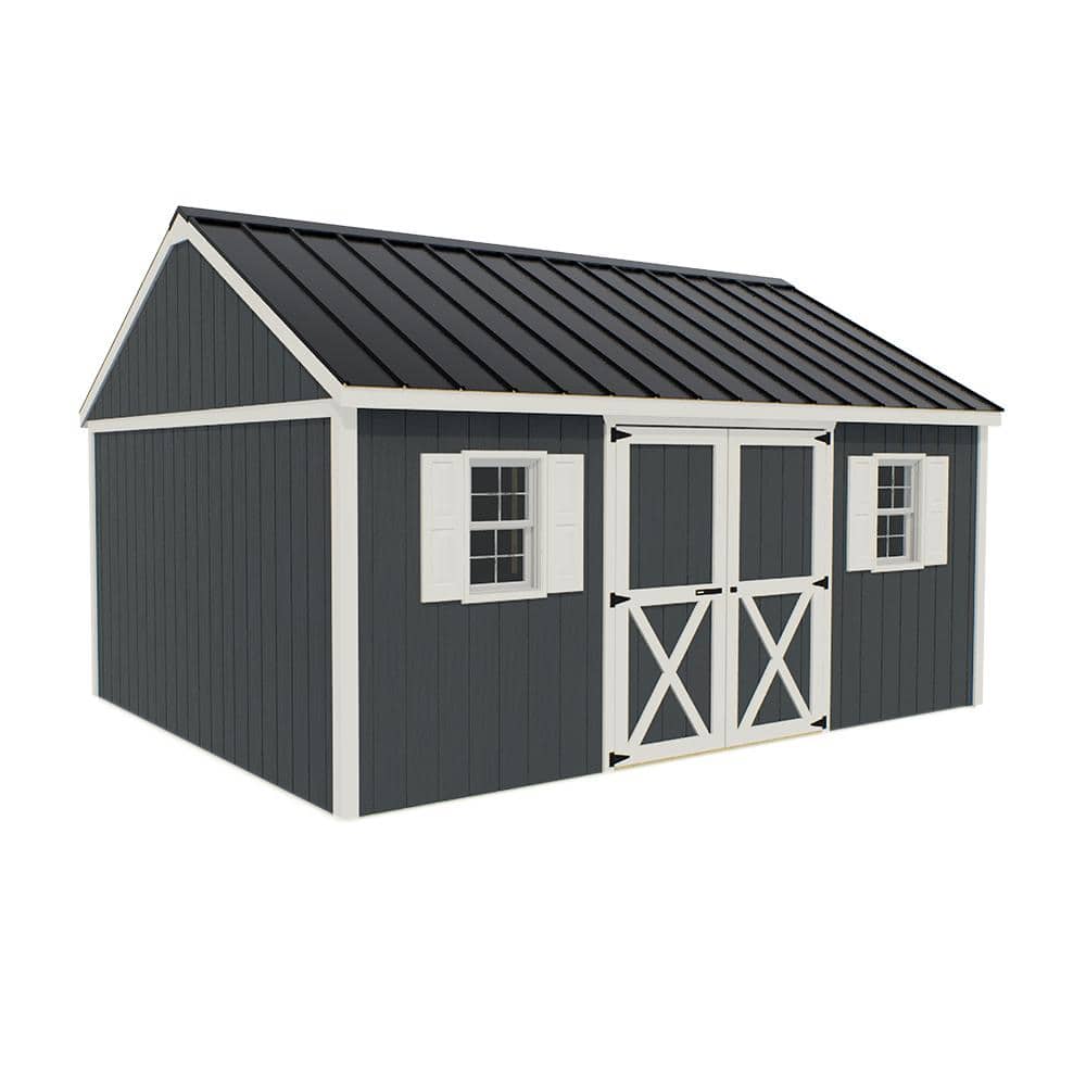 Best Barns Brookfield 16 ft. x 12 ft. Wood Storage Shed Kit CCONDE16C ...