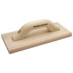 MARSHALLTOWN 12 in. x 3-1/2 in. Wood Float with Structural Foam Handle ...