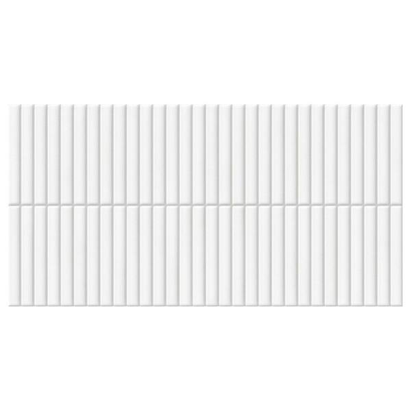 Giorbello Spanish Lingot 12 in. x 24 in. x 9mm 3D Glazed Fluted ...