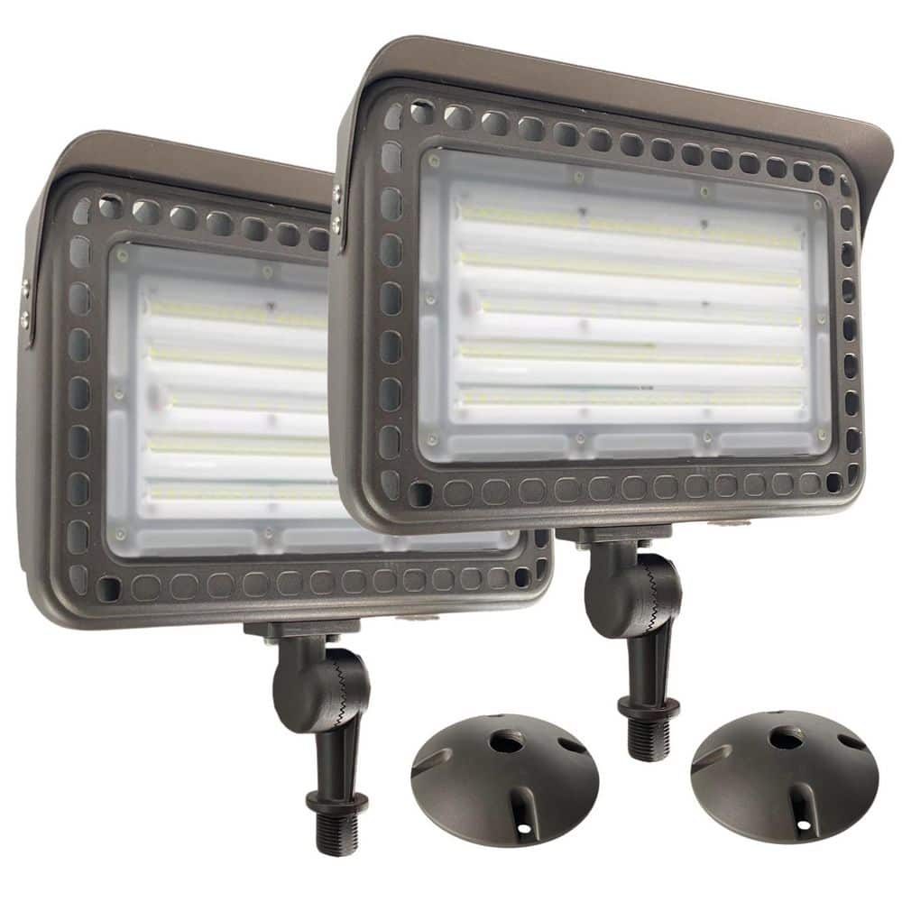 KOAOEIRS 600-Watt Equivalent Bronze Outdoor 18,000 Lumens High Output ...