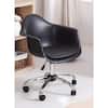 HODEDAH Adjustable Bucket Black Swivel Office/Desk Chair HIC401 BLACK ...