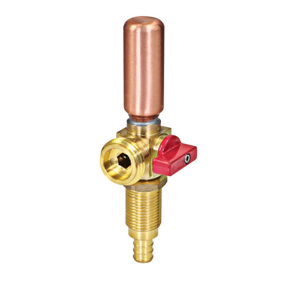 PLUMBFLEX 1/2 in. PEX B x 3/4 in. MHT Brass Washing Machine Replacement ...