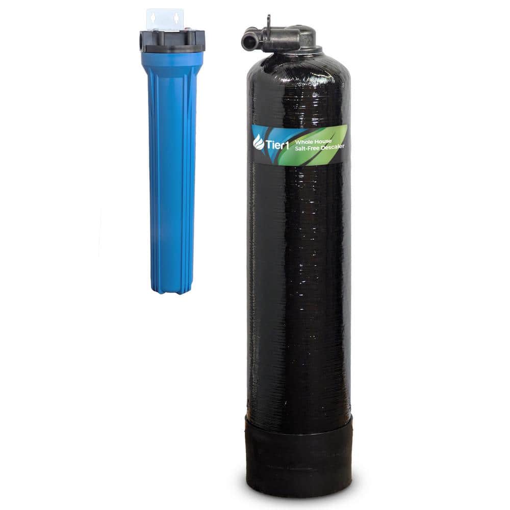 Tier1 600,000 Gallon Capacity Salt-Free Water Softener Alternative with ...