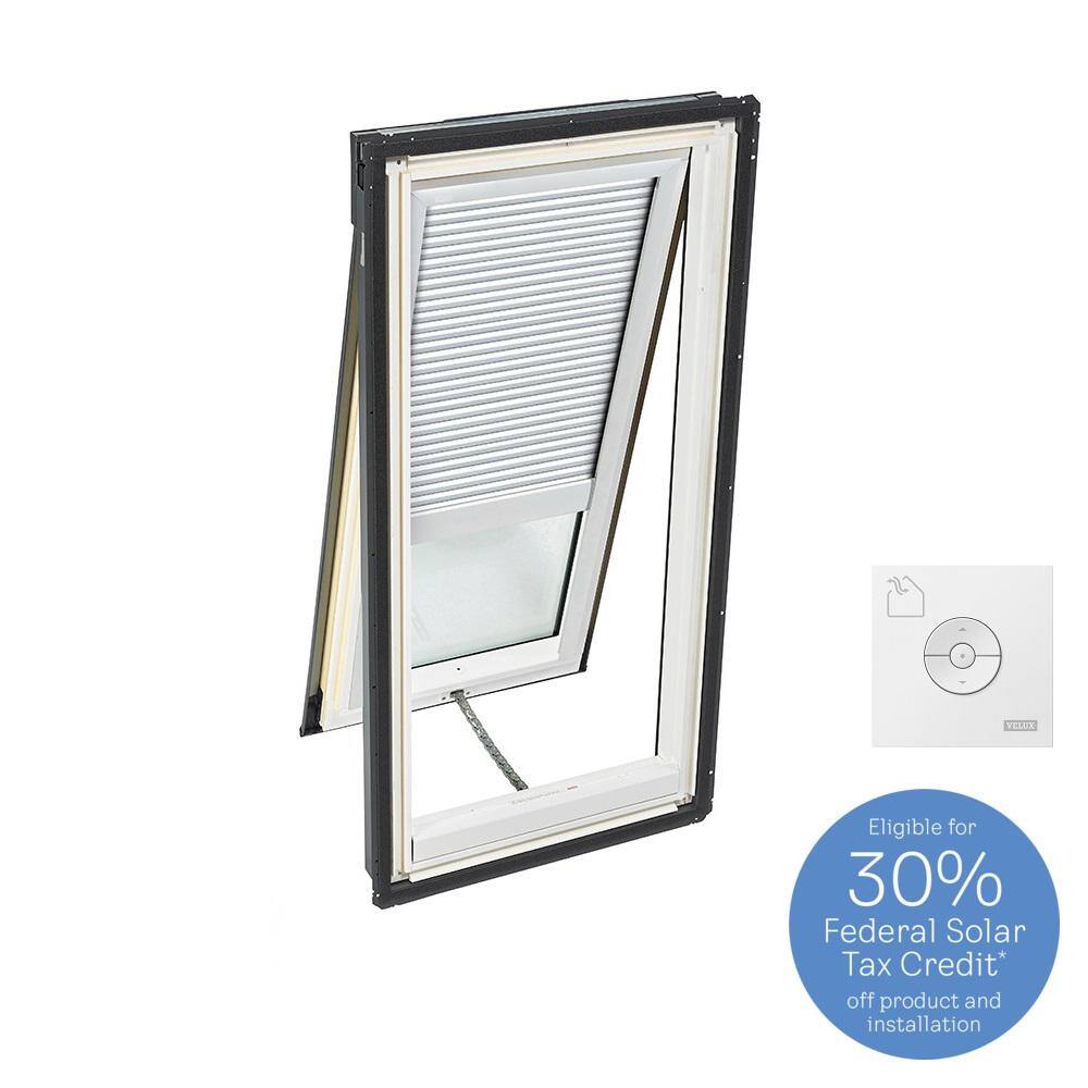 Reviews for VELUX 30-1/16 in. x 45-3/4 in. Solar Powered Venting Deck Mount Skylight w ...