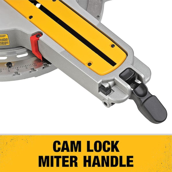 DEWALT 15 Amp Corded 12 in. Double Bevel Sliding Compound Miter Saw with XPS technology Blade Wrench and Material Clamp DWS780 The Home Depot