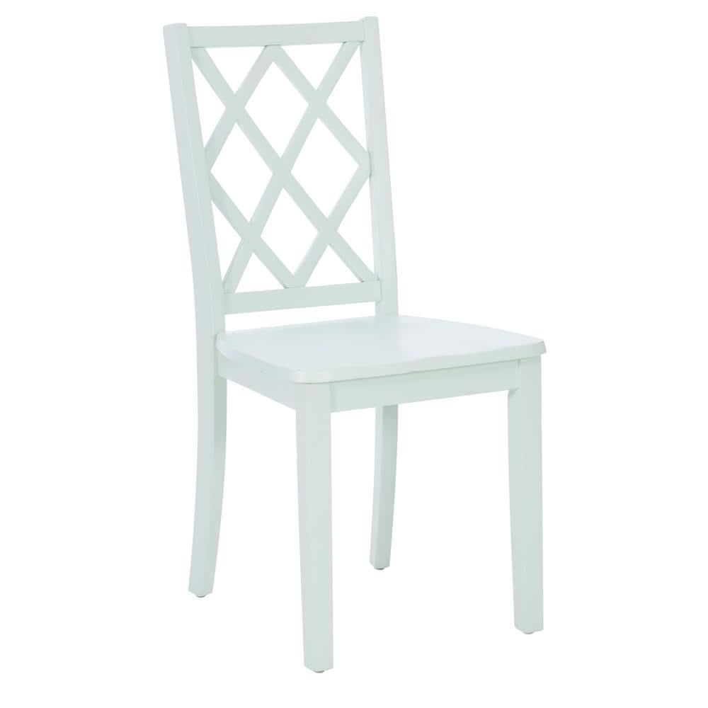 Linon Home Decor Mori Mint Green Wood Side Dining Chair HD222051 - The ...