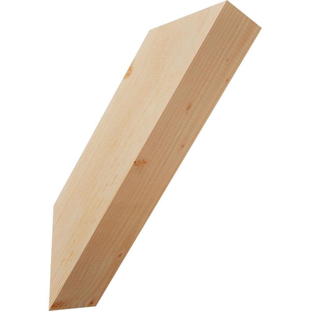 Ekena Millwork 5 1/2"W x 18"D x 22"H Traditional Smooth Knee Brace ...