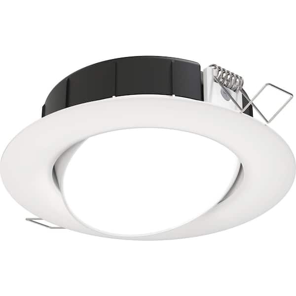 Juno Contractor Select WF4 ADJ SWW5 4 in. Selectable CCT Ultra Slim Canless Integrated LED White Recessed Light Trim WF4 ADJ SWW5 90CRI MW M6 The Home Depot