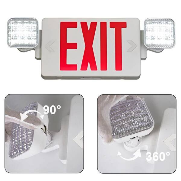 Lithonia Lighting Quantum Exit Sign Lithonia Lighting LED Exit Sign ...