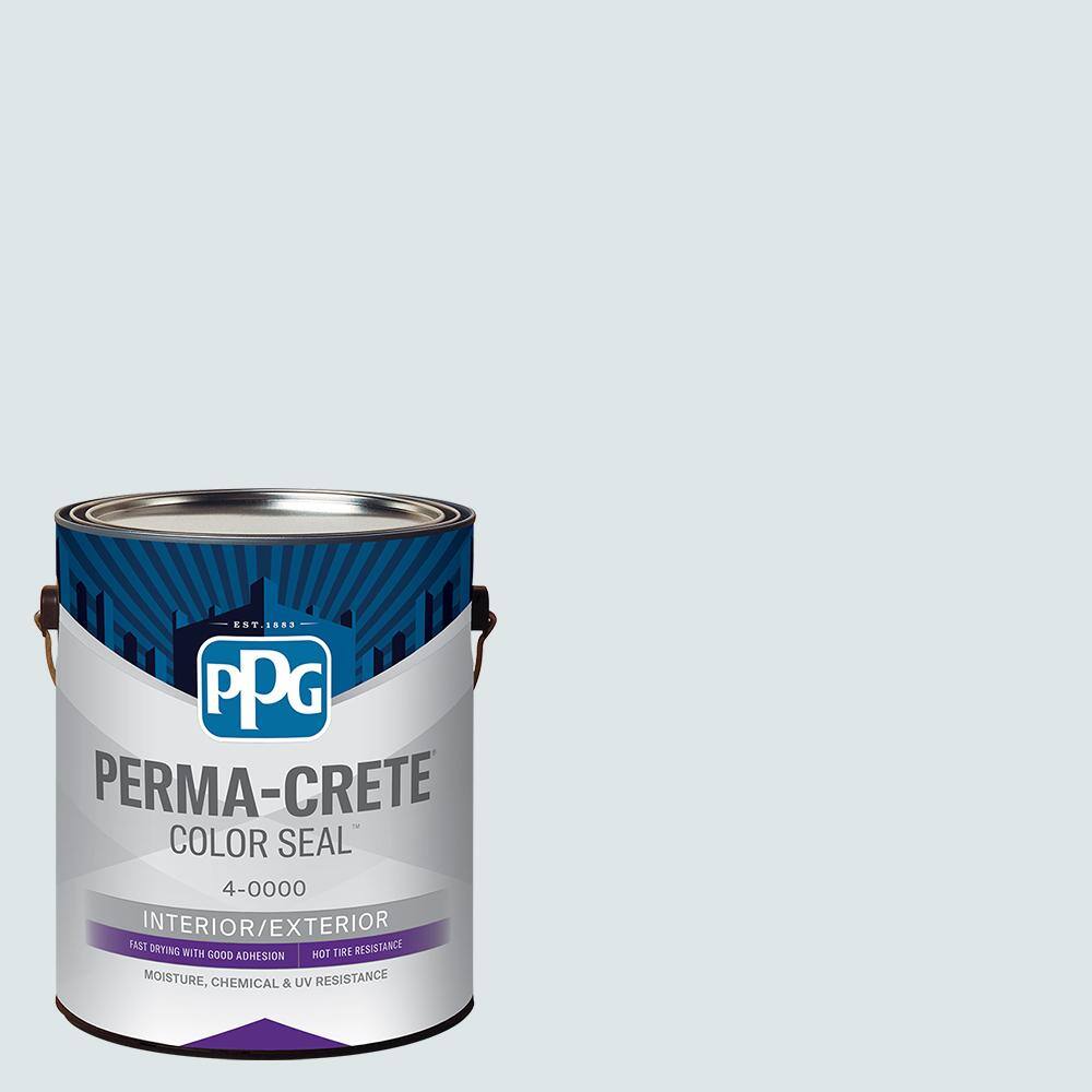 Perma-Crete Color Seal 1 gal. PPG1156-1 Austrian Ice Satin Interior ...