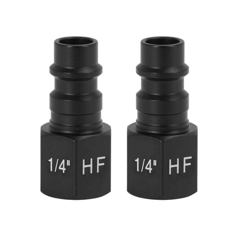 DEWALT 1/4 in. FNPT High Flow Plugs, Includes: 2-Female Plugs DXCM036 ...