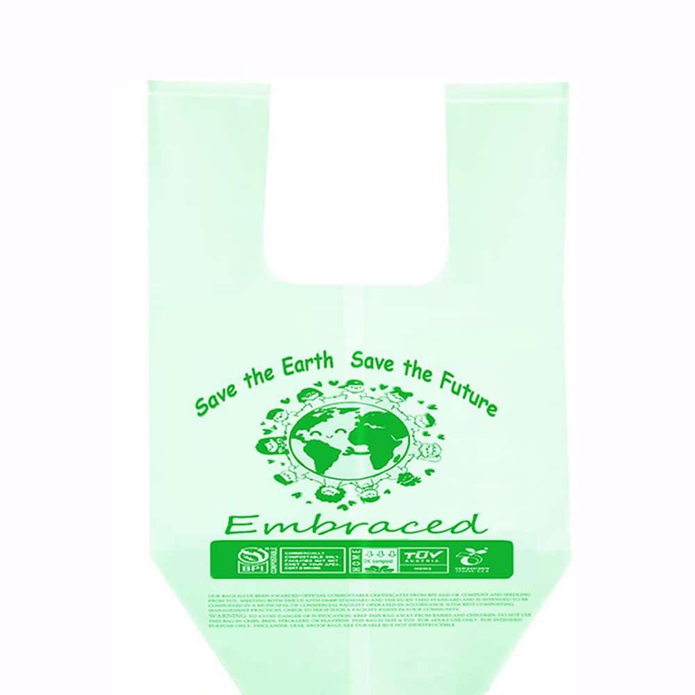 Misopily 3 Gal. Compostable Trash Bags, 100-Count Biodegradable Kitchen ...