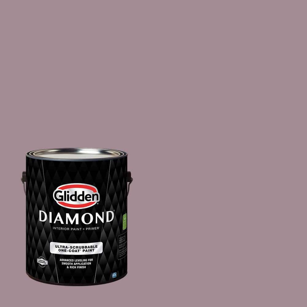 Glidden Diamond 1 gal. PPG1046-5 Gothic Amethyst Ultra-Flat Interior ...
