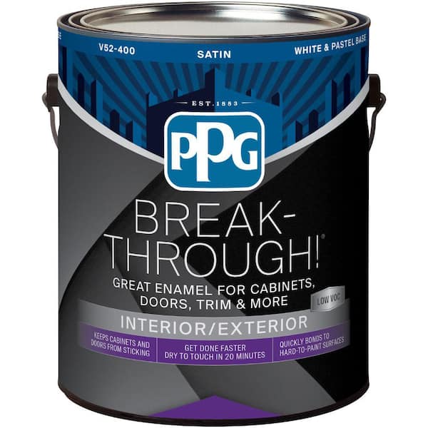 Break-Through! 1 qt. PPG1144-3 Babbling Brook Satin Door, Trim ...