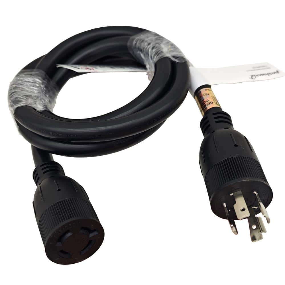 parkworld 6 ft. 10/4 20 Amp 125/240-Volt Twist Lock 4-Prong Indoor ...
