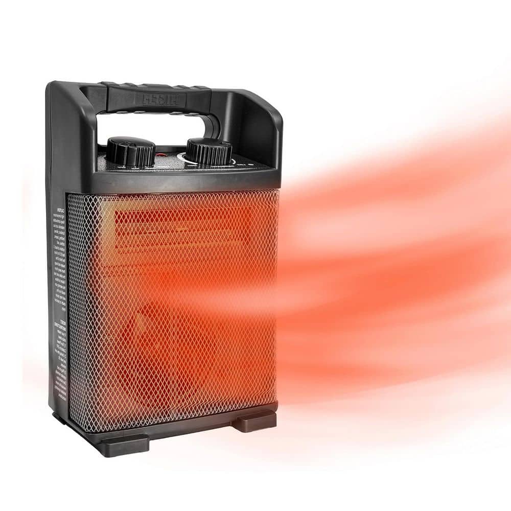 1500-Watt Electric Utility Space Heater BTU 5120 with Thermostat ...