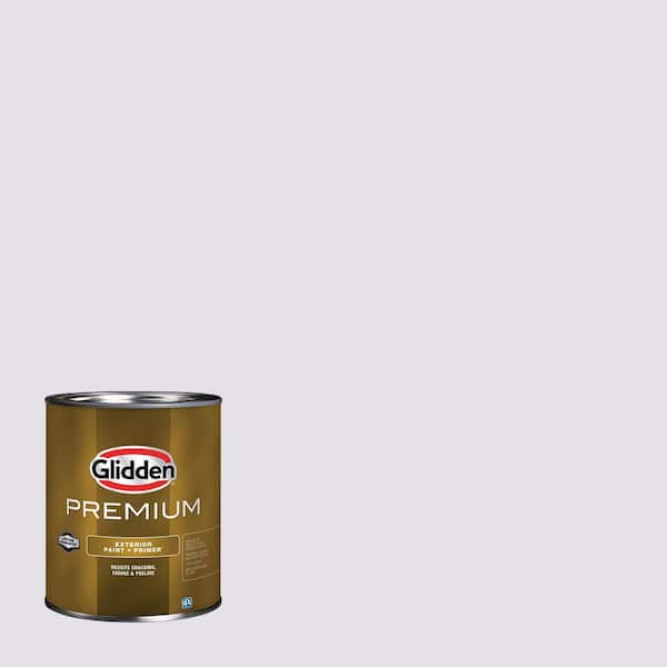 Glidden Premium 1-qt. Violet Hush PPG1175-1 Satin Exterior Latex Paint ...