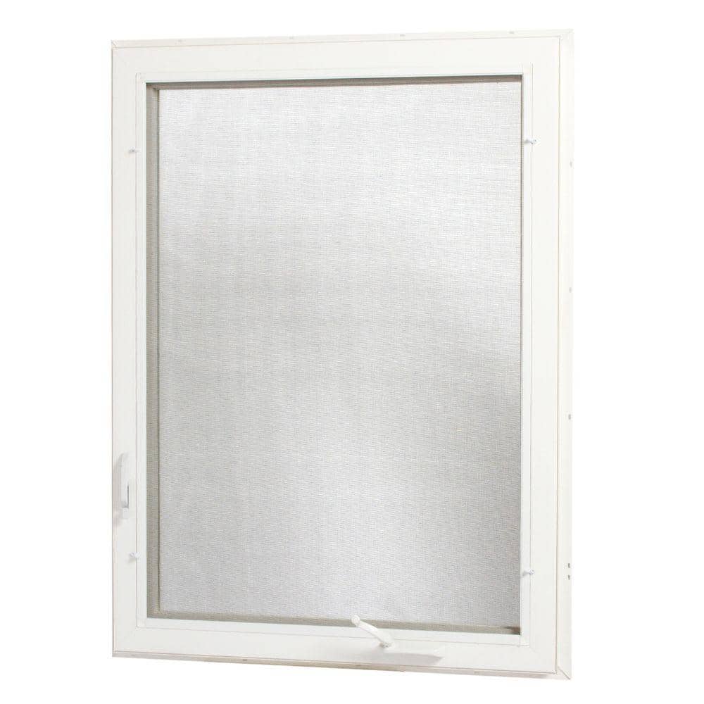 TAFCO WINDOWS 36 in. x 48 in. White Double-Pane Insulated Glass Left ...