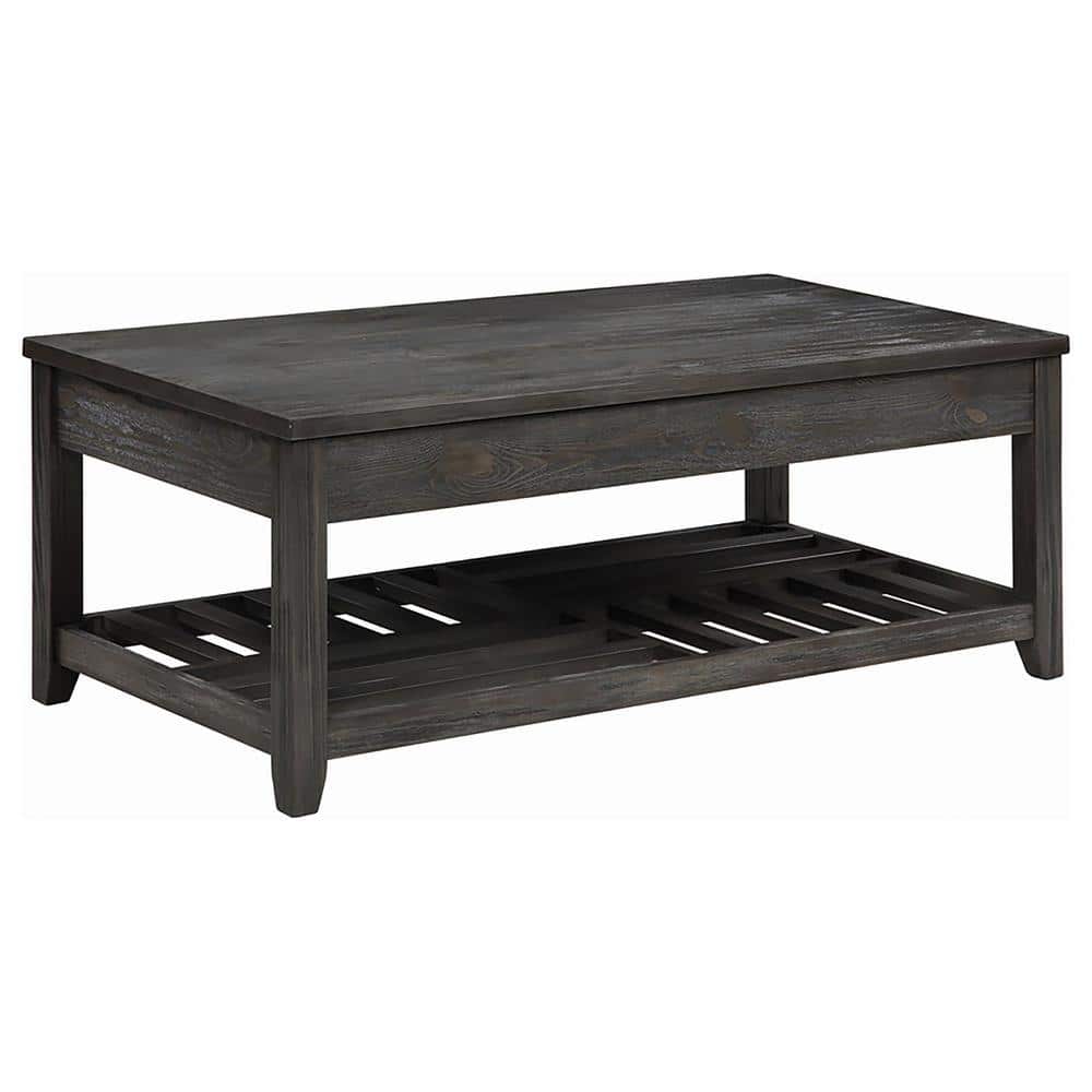 Tatayosi Grey Wooden Rectangular Lift-Top Coffee Table P-DJ-107736 ...