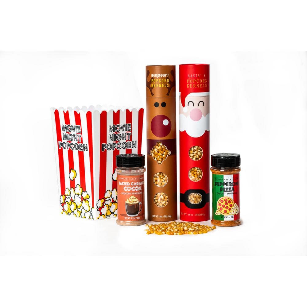 Wabash Valley Farms Santa’s Movie Marathon Popcorn 5-Piece Popcorn ...