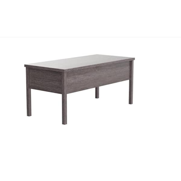 ULSMVOC SMT 41 in. Gray Rectangle Modern Wooden Lifting Top Coffee ...