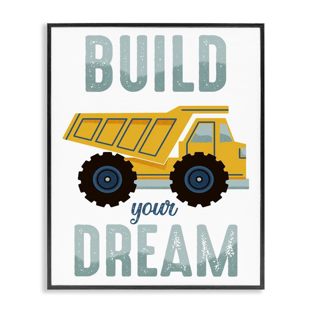 Stupell Industries Build Your Dream Construction by Marcus Prime Black ...